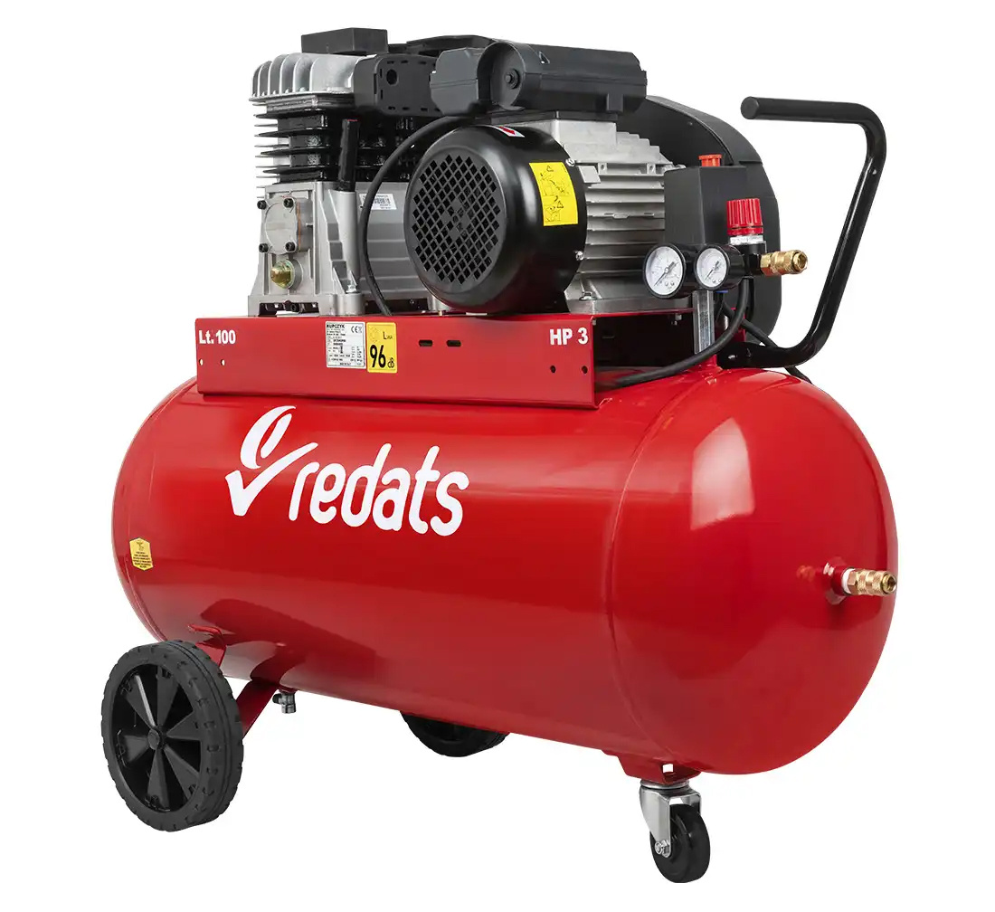 Piston compressor 100L 2.2 kW - 230V REDATS - REDATS