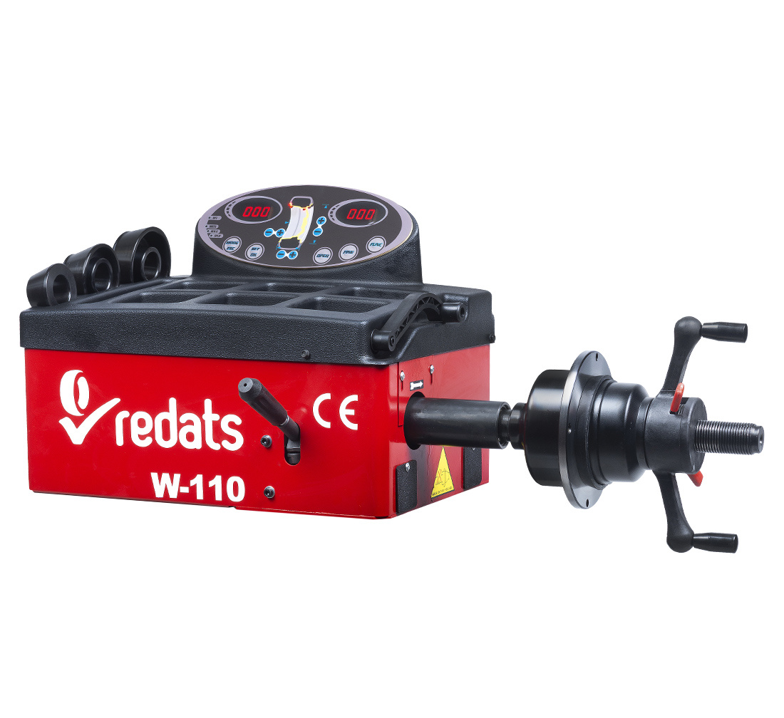 Semi-automatic manual wheel balancer REDATS W-110 230V or 12V - REDATS