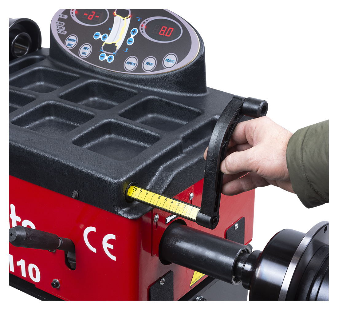 Semi-automatic manual wheel balancer REDATS W-110 230V or 12V - REDATS